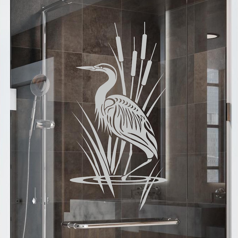 Shower Door Etched Decal - Etsy