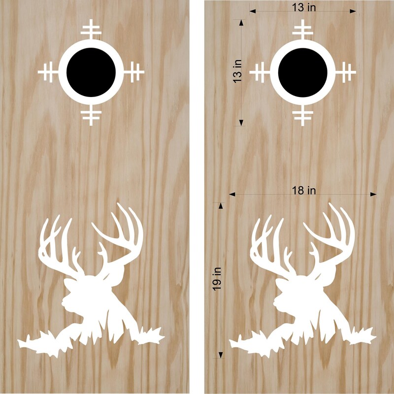 Cornhole Board Decals - Etsy