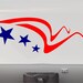 USA Flag Camper Decals Motorhome Stripe Kit RV Stickers Trailer ...
