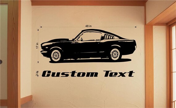 Fast Back Car Wall Decal Muscle Car Decals Muscle Car | Etsy