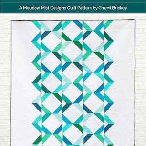 Arrow Point Path - Digital Quilt Pattern - a Modern Pattern - Baby, Lap ...