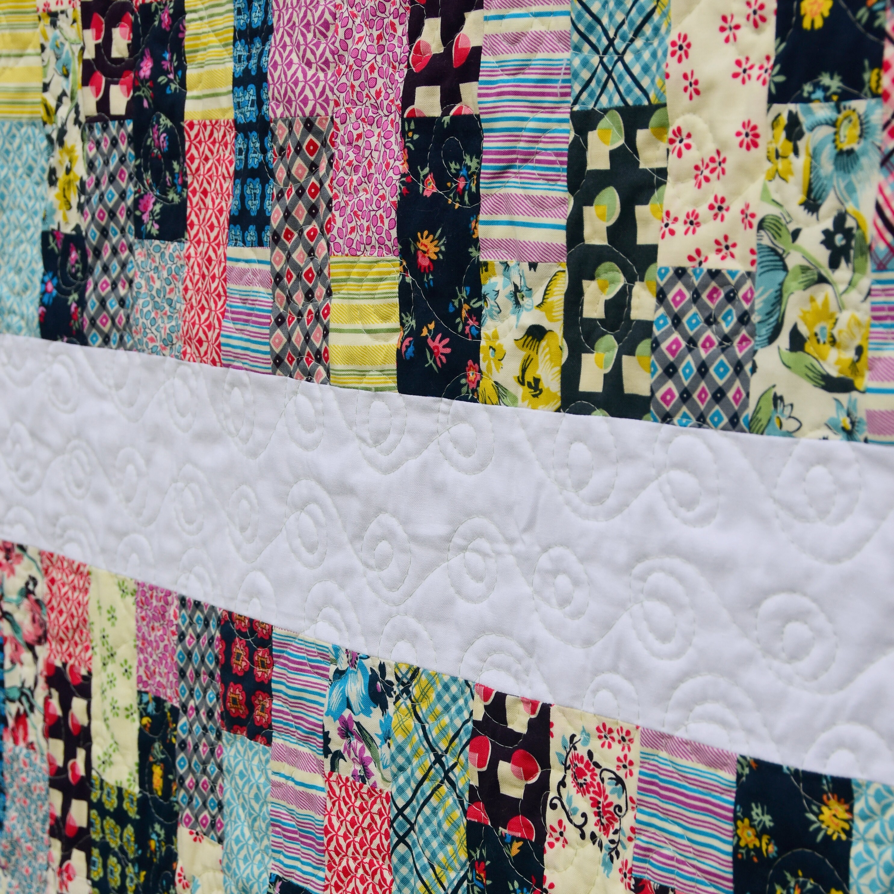 Flagstone Path - Digital Quilt Pattern - a Modern Pattern - Baby, Lap ...