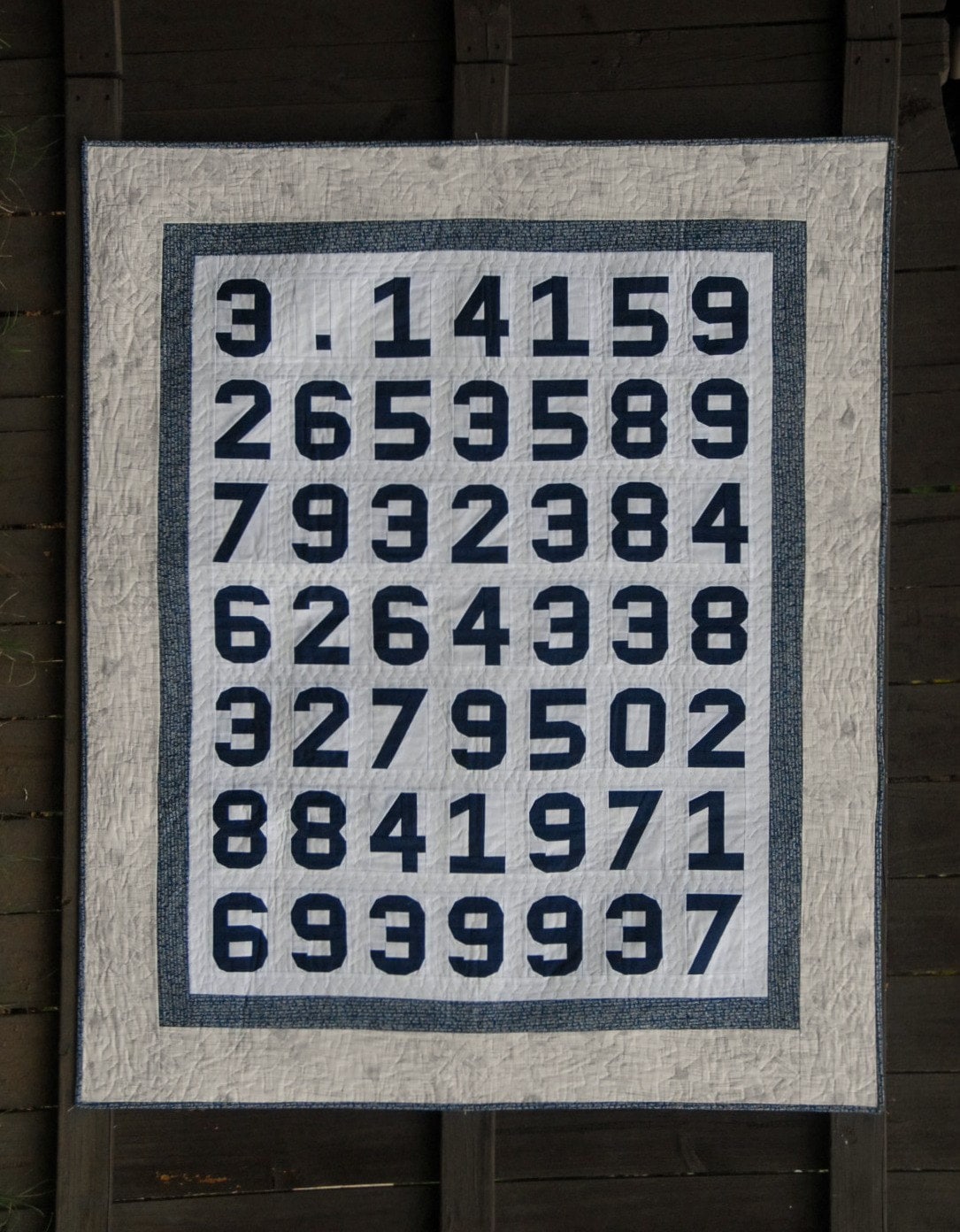 Paper Pieced Numbers and Pi Quilt Digital Quilt Pattern Patterns for ...