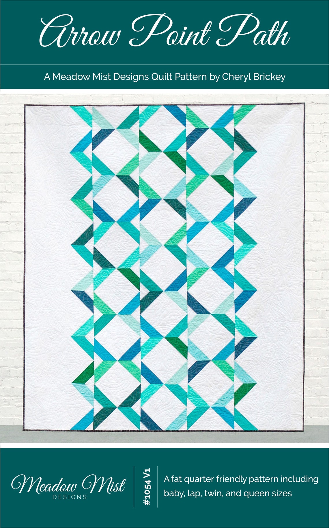 Arrow Point Path Quilt Pattern | Modern, Fat Quarter Friendly (PDF ...