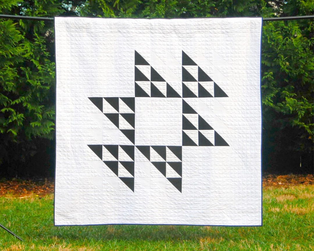 Yesterday - Digital Quilt Pattern - a Modern Lap Sized Pattern - Etsy