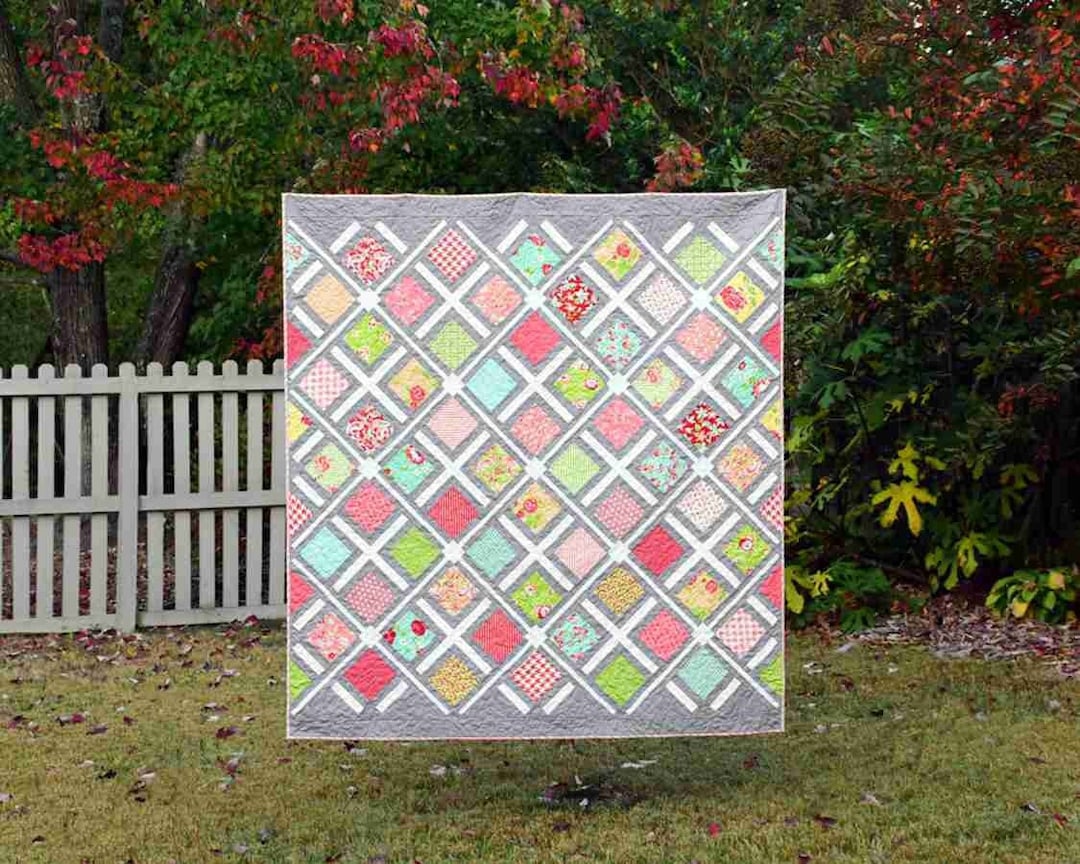 Woodshire Quilt Pattern - Digital Pdf - Pre-cut Friendly Pattern for ...