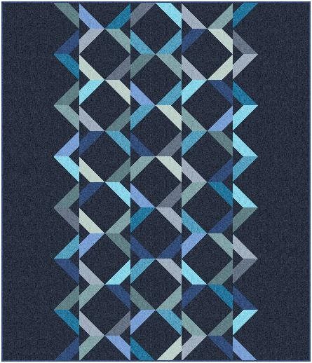 Arrow Point Path Quilt Pattern | Modern, Fat Quarter Friendly (PDF ...