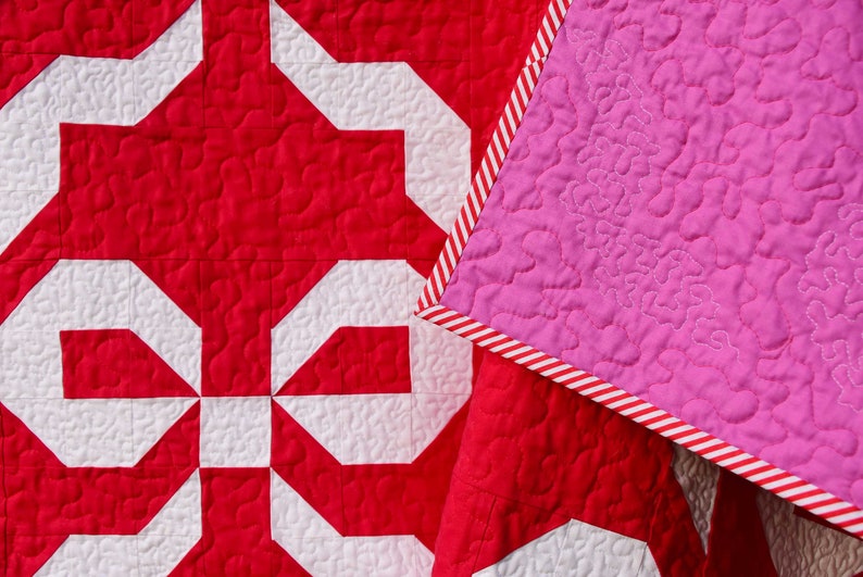 Festive Bows Digital Pdf Quilt Pattern - Charm Pack and Fat Quarter ...
