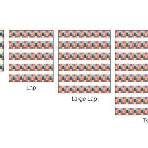 Flagstone Path - Digital Quilt Pattern - a Modern Pattern - Baby, Lap ...
