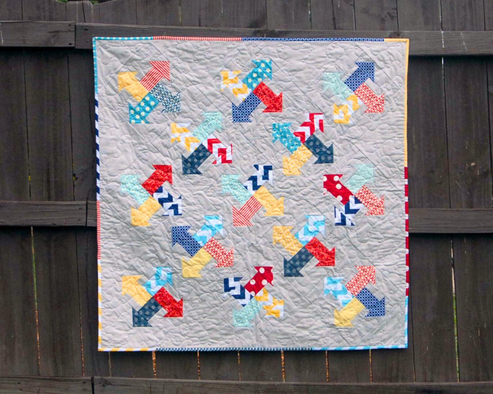 Arrows All Around - Digital Quilt Pattern- Baby, Lap, and Twin Sizes ...