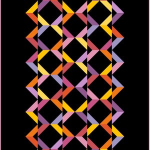 Arrow Point Path Quilt Pattern | Modern, Fat Quarter Friendly (PDF ...