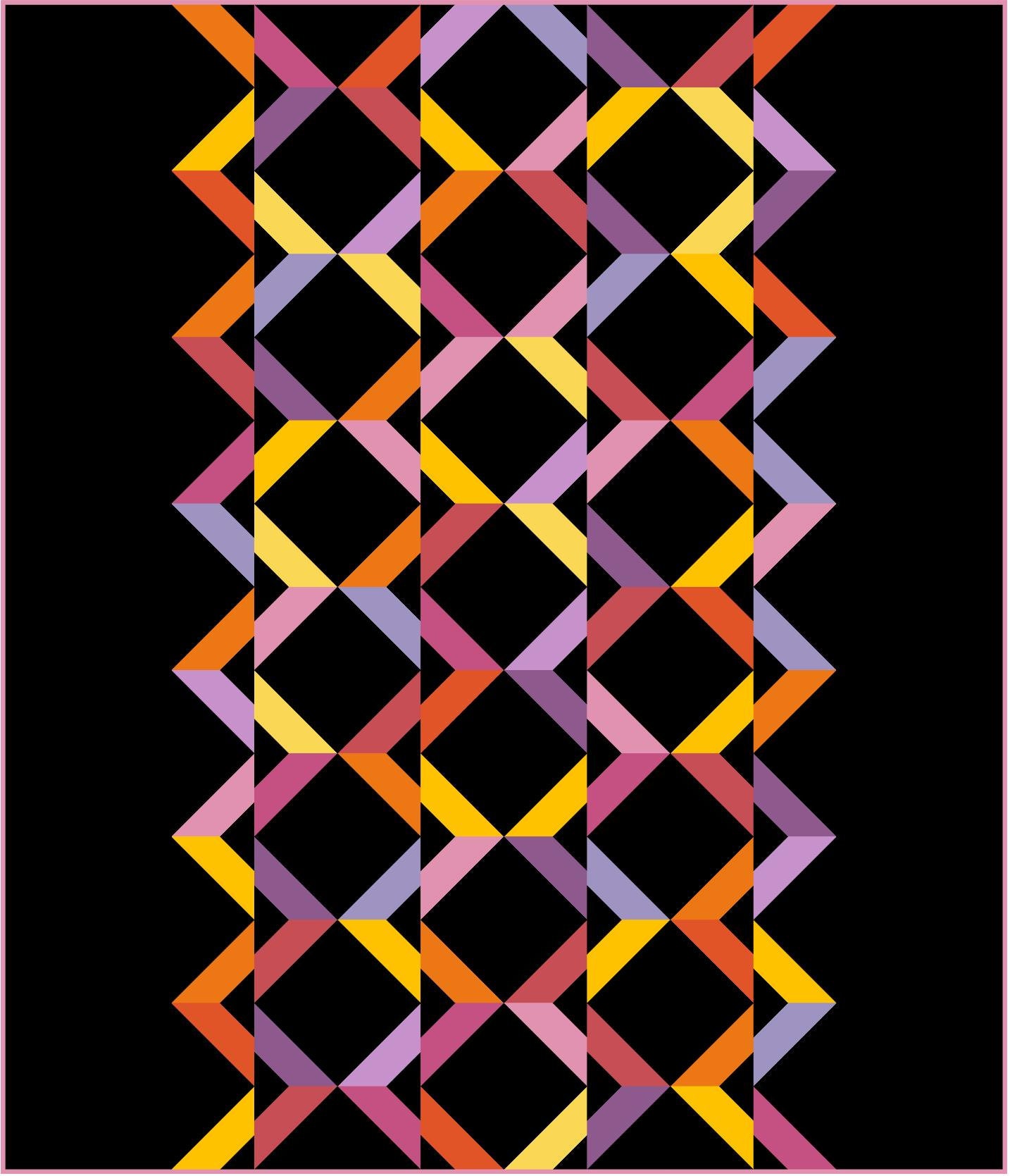 Arrow Point Path Quilt Pattern | Modern, Fat Quarter Friendly (PDF ...