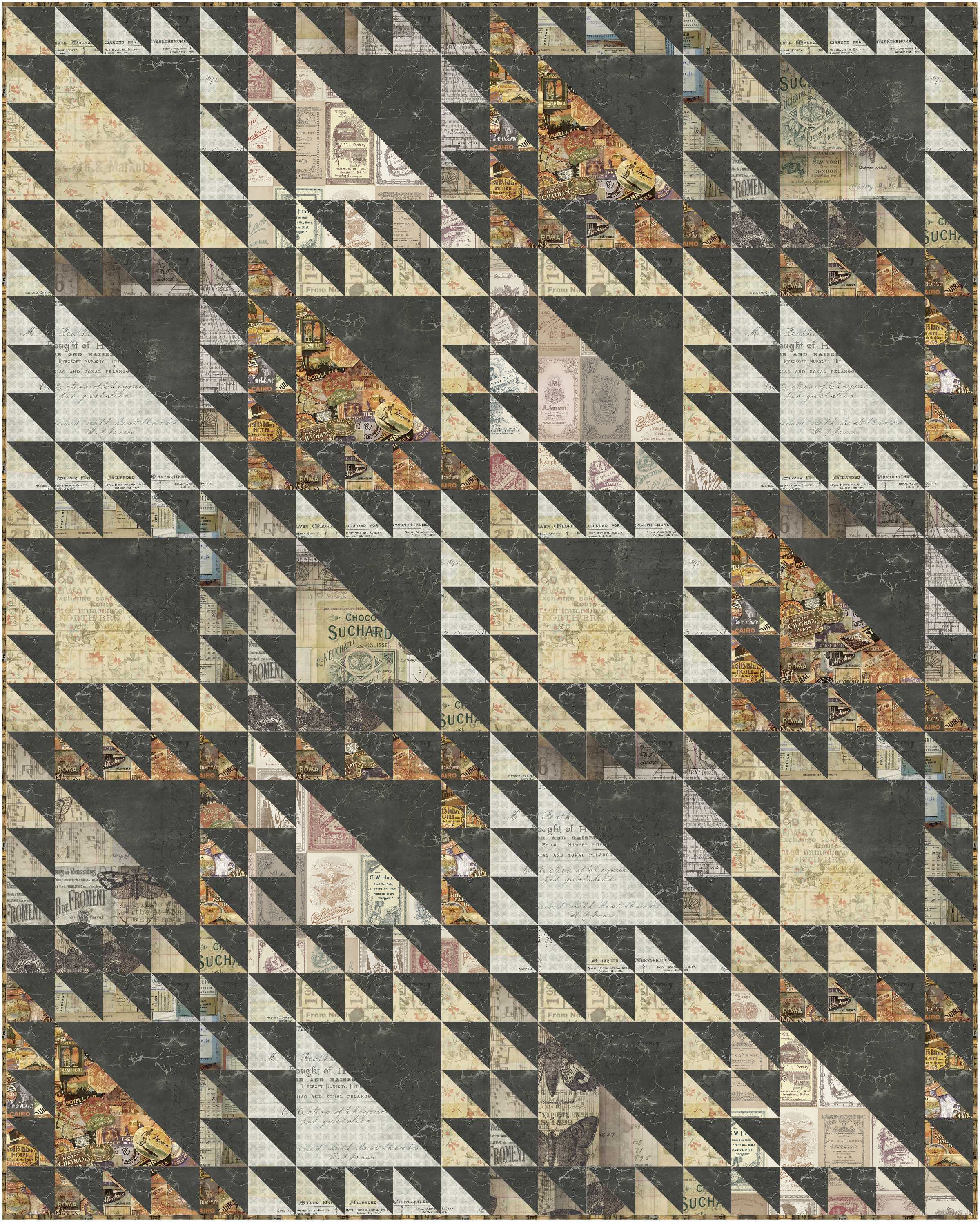 Sycamore Canyon Quilt a Digital Pdf Quilt Pattern Fat Quarter Friendly ...
