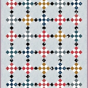 Checkers Quilt Pattern | Digital Pattern | Lap Throw Sized | Fat ...