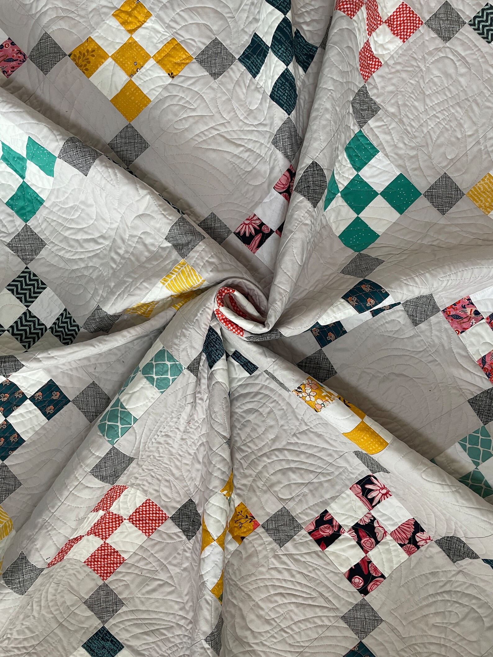 Checkers Quilt Pattern Digital Pattern Lap Throw Sized - Etsy
