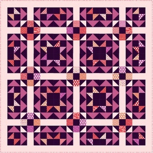 Macaron Mystery Quilt - a Digital Pdf Quilt Pattern - a Mystery Quilt in a Lap Size - Etsy