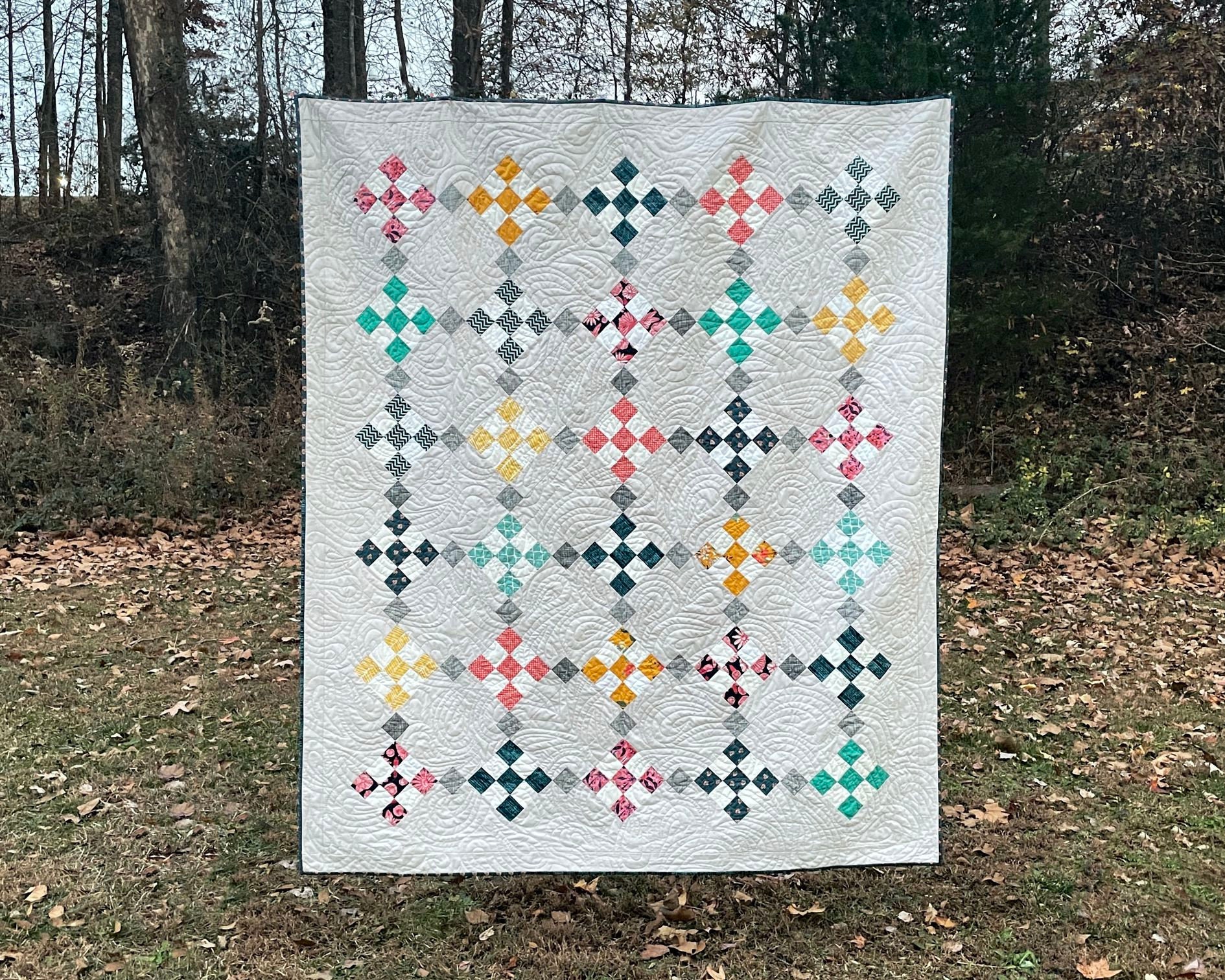 Checkers Quilt Pattern Digital Pattern Lap Throw Sized Fat Quarter, Fat ...