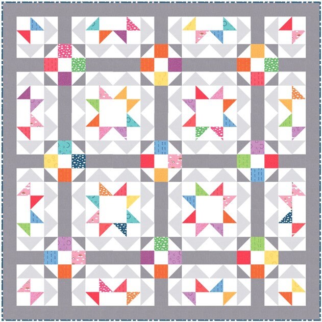 Macaron Mystery Quilt - a Digital Pdf Quilt Pattern - a Mystery Quilt in a Lap Size - Etsy