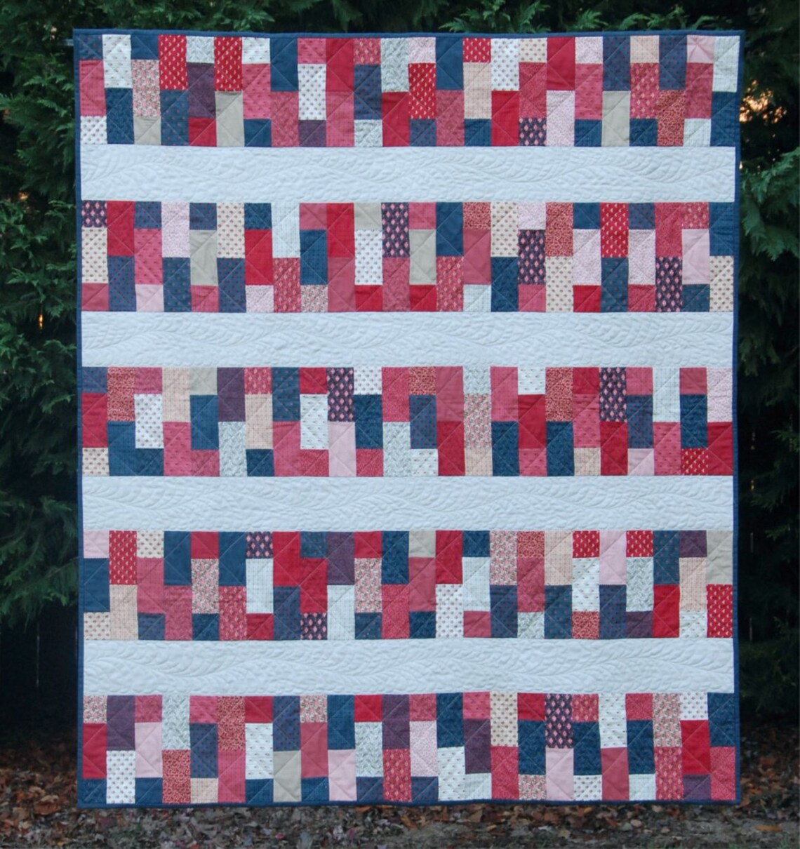 Flagstone Path Digital Quilt Pattern a Modern Pattern - Etsy