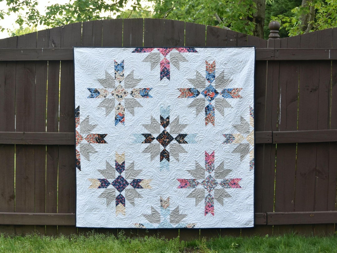 Ruby Roads - Digital Quilt Pattern - Fat Eighth/fat Quarter Quilt ...