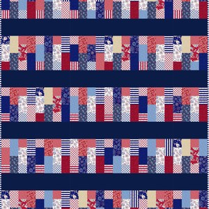 Flagstone Path - Digital Quilt Pattern - a Modern Pattern - Baby, Lap ...