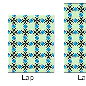 Diamonds in the Sky - Digital Quilt Pattern - a Modern Paper Pieced ...