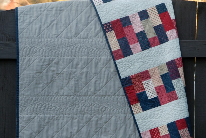 Flagstone Path - Digital Quilt Pattern - a Modern Pattern - Baby, Lap ...