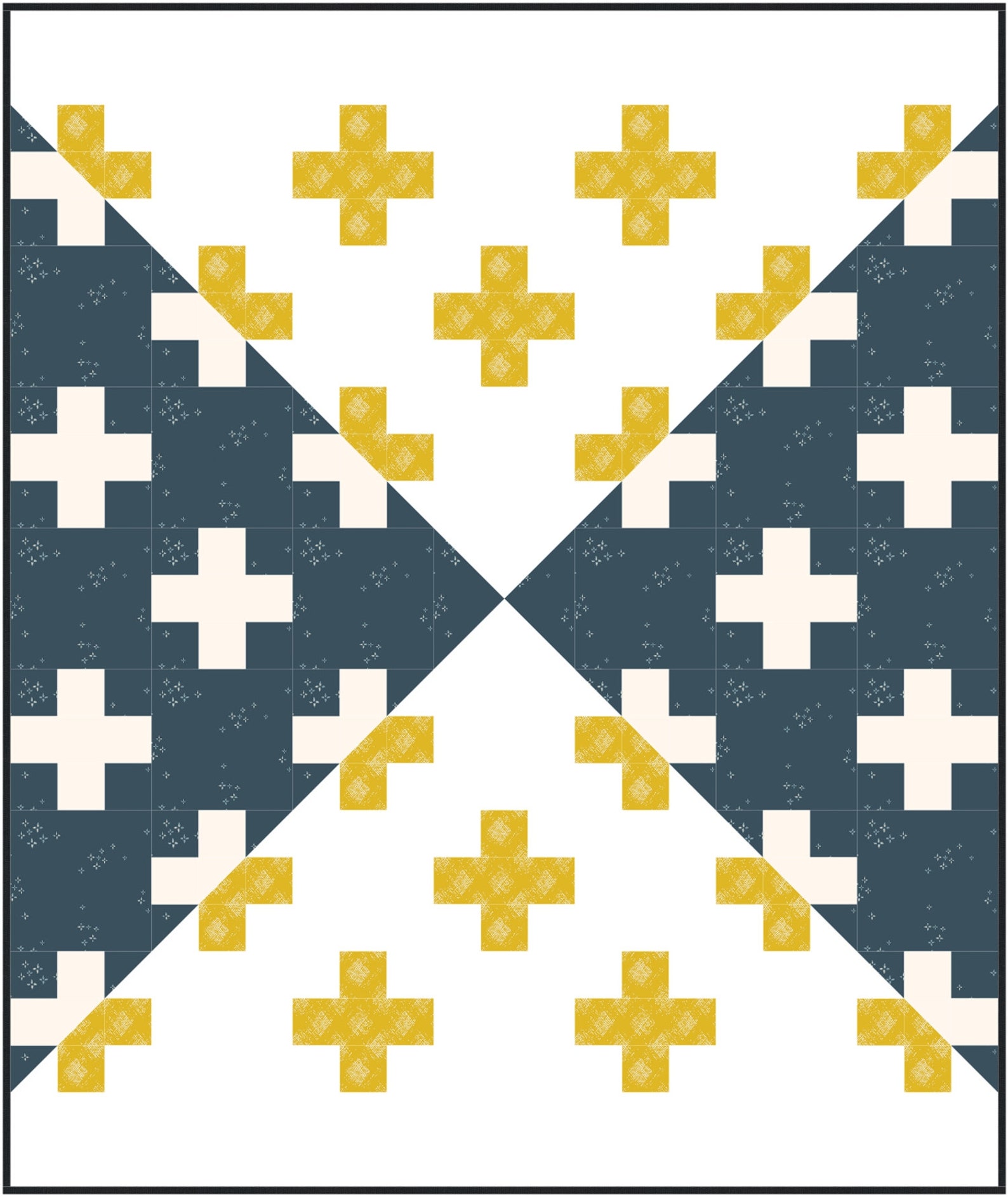 Isosceles Addition - Digital Quilt Pattern - a Modern Pattern - Baby ...