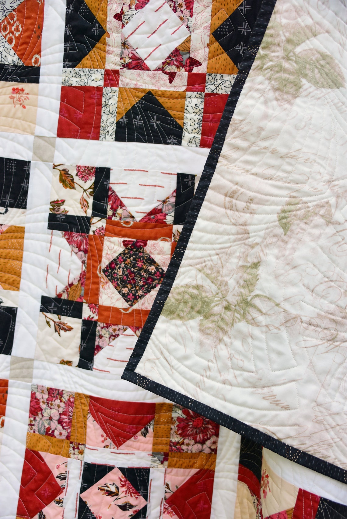 Orchid Valley Digital Quilt Pattern Fat Quarter Friendly | Etsy