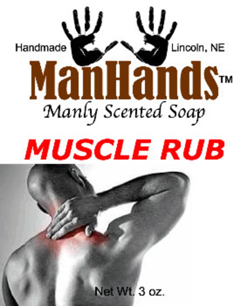Muscle Rub Scented Soap 3 Oz. Bar - Etsy