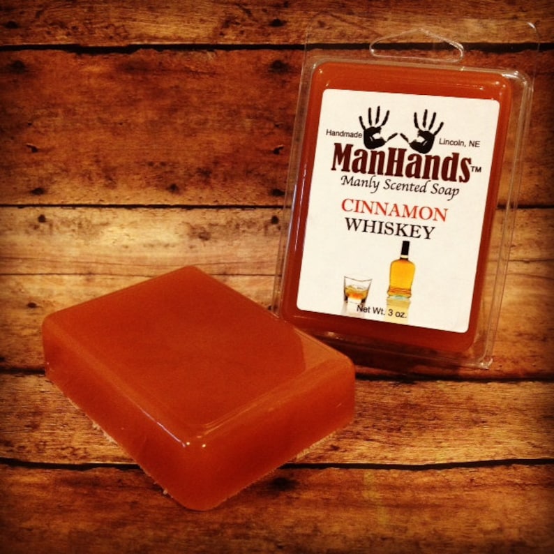 Cinnamon Whiskey Scented Soap 3 Oz. Bar - Etsy