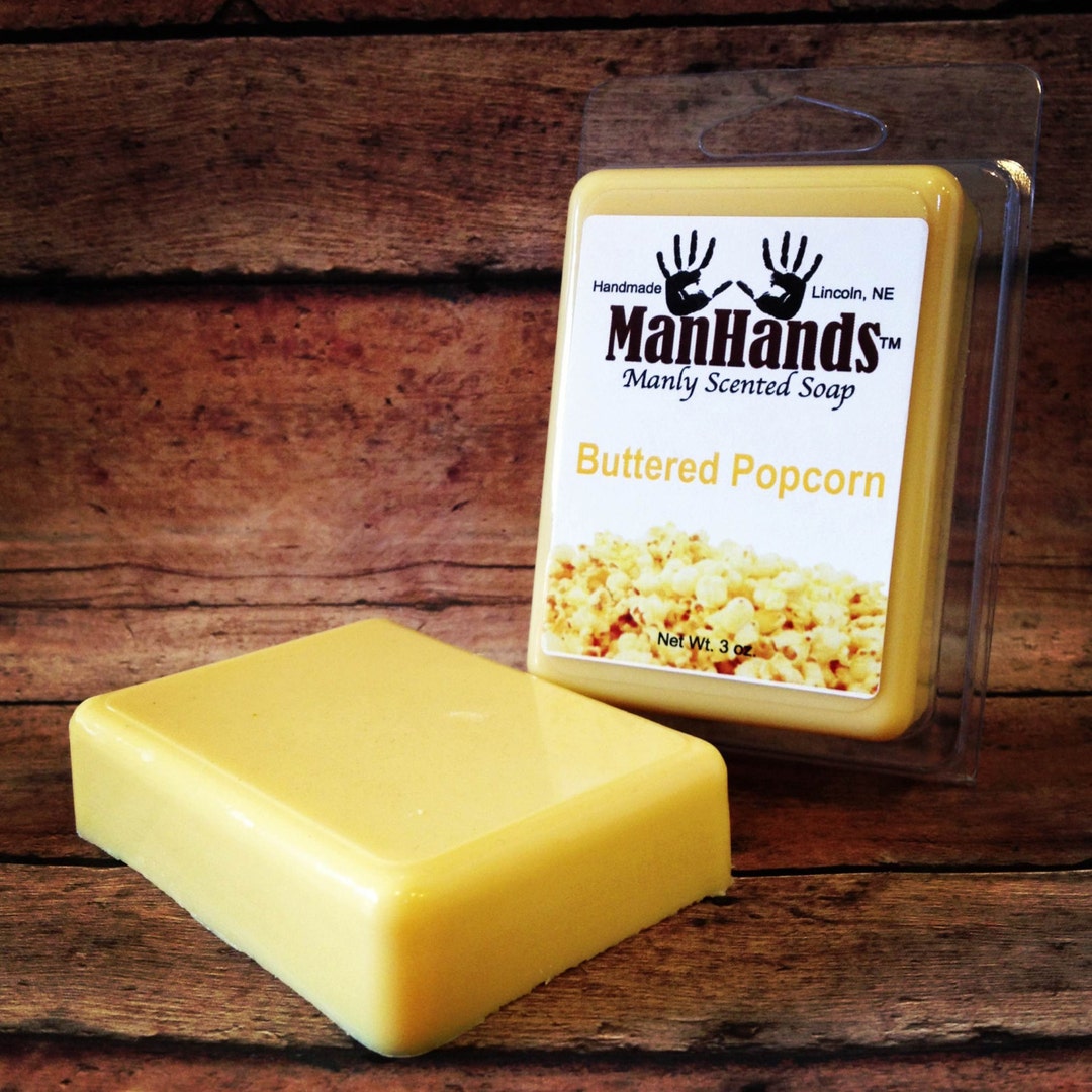 Buttered Popcorn Scented Soap 3 Oz. Bar - Etsy