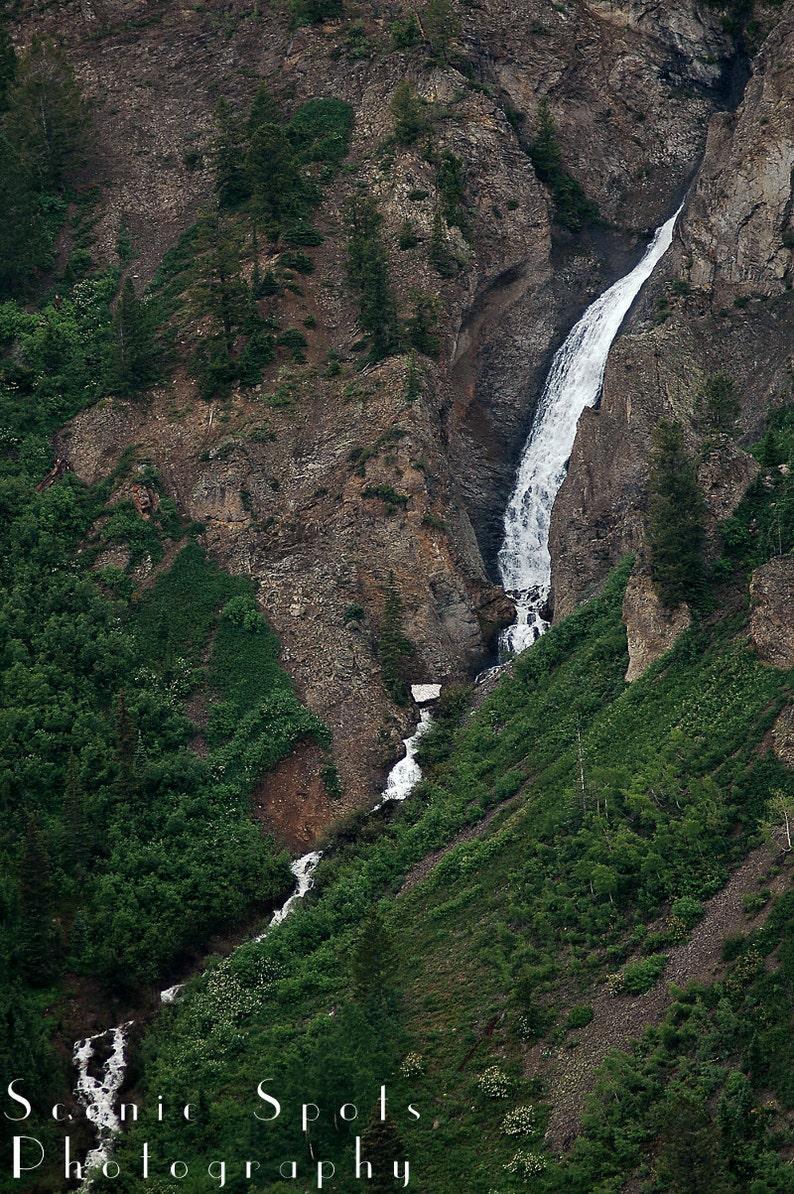 Waterfall, Rocky Mountain, Summer, Ohio Pass, Gunnison, Crested Butte ...