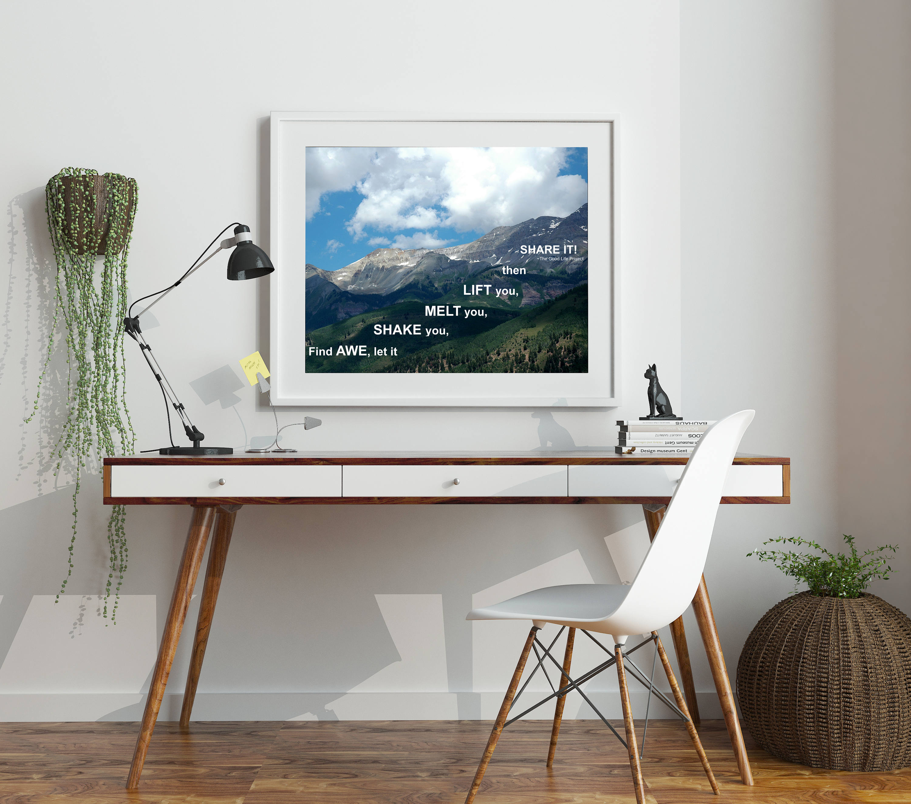 Awe Poster, Summer, Mountain View, Colorado, Rocky Mountain, Telluride ...