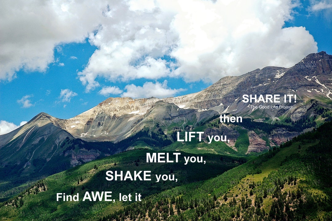 Awe Poster, Summer, Mountain View, Colorado, Rocky Mountain, Telluride ...