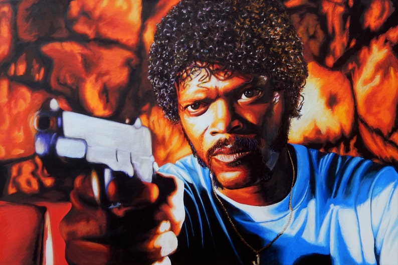 Jules - Art Prints From an Original Eightangrybears Painting (samuel L ...