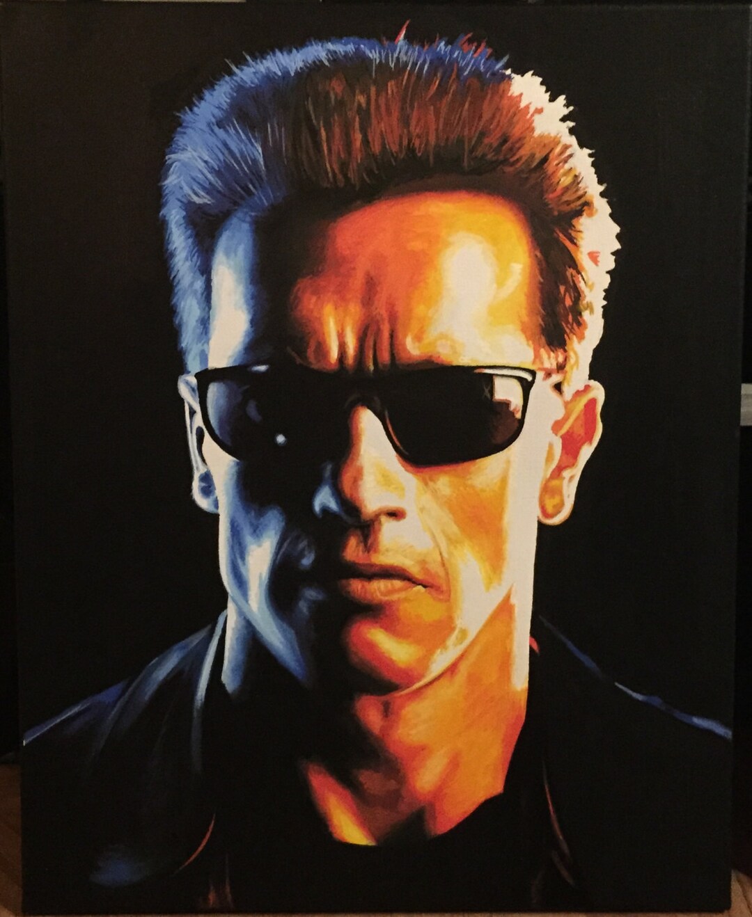 Terminate - Original Paint Marker Painting - Actor Arnold ...
