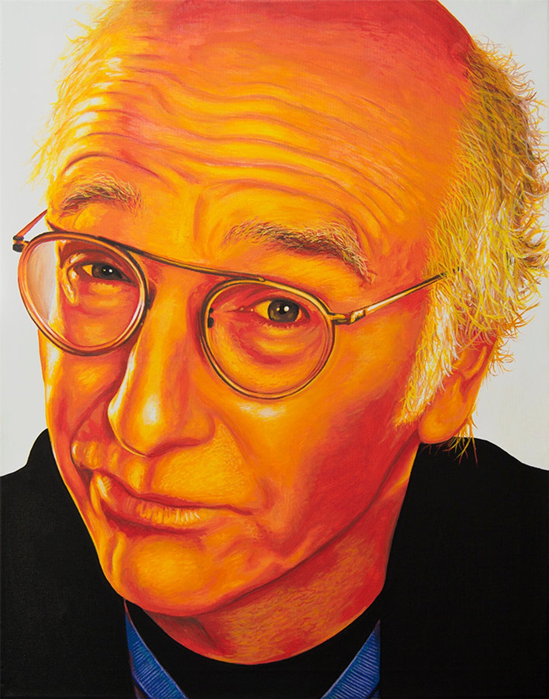 Curb Art Prints From an Original Eightangrybears Painting larry David ...