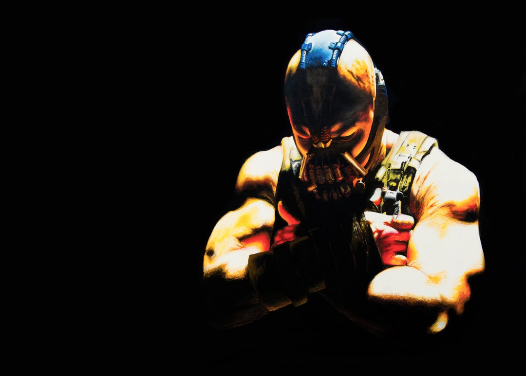 Bane Art Prints From an Original Eightangrybears Painting tom Hardy ...