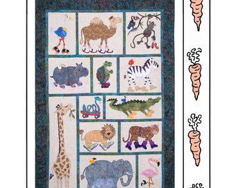 Animal Whimsy PDF Download Quilt Pattern by Amy Bradley - Etsy
