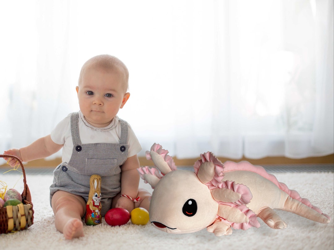 Realistic Axolotl Plush - Axolotl Stuffed Animal - Axolotl Kids - Large ...