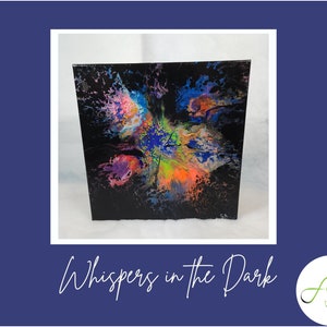 Addiction Wall Art - Fluid Art Paintings - 12x12 - Etsy