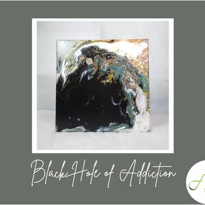 Addiction Wall Art - Fluid Art Paintings - 12x12 - Etsy