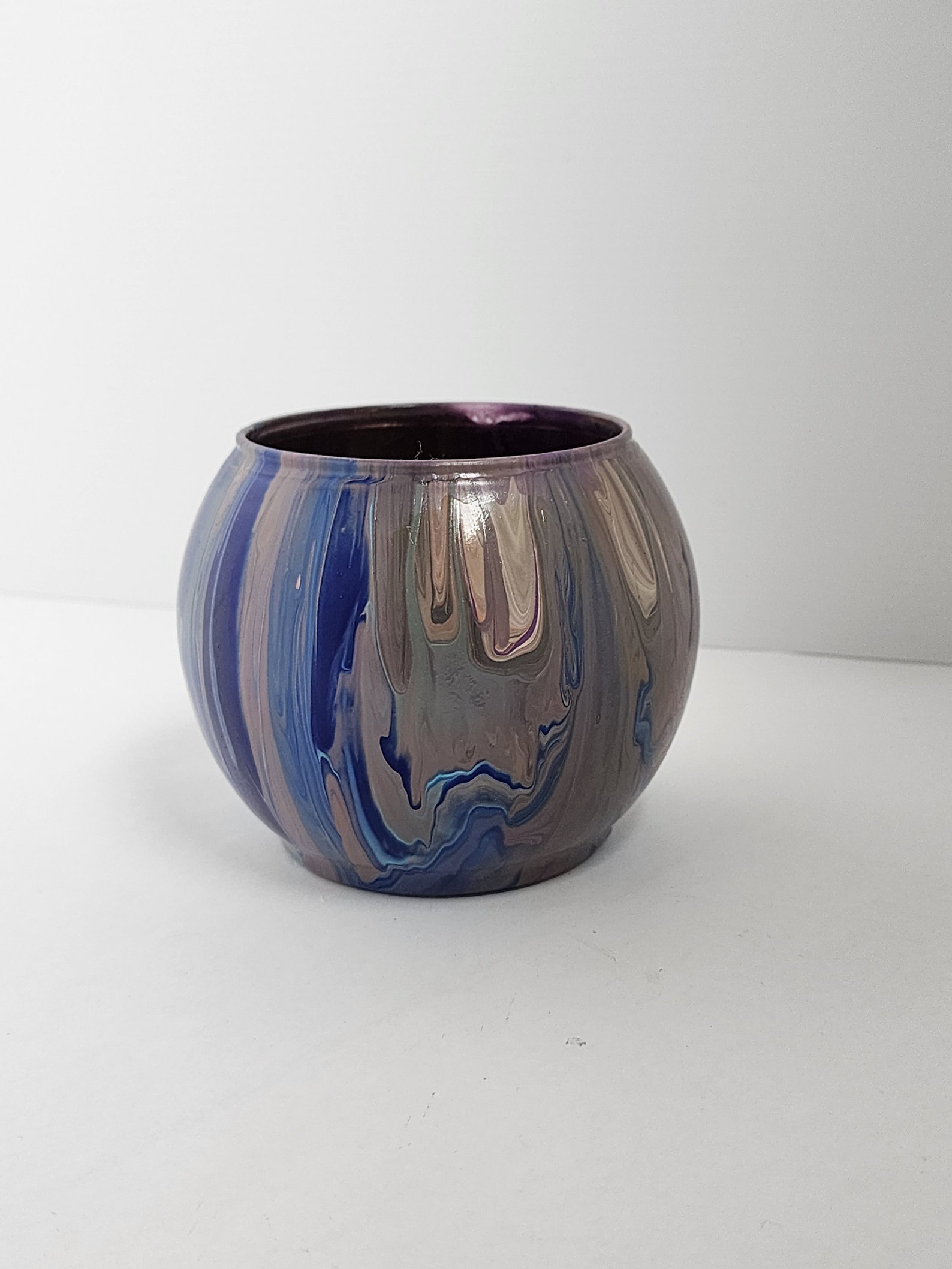 Fluid Art Vase - Handmade Vases - Home Décor - Paint Pour Art Piece - Etsy