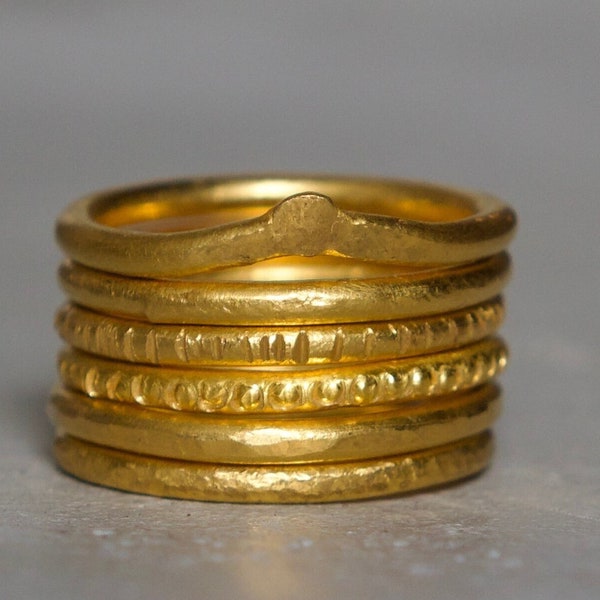 Stackable Ring Set - Etsy Canada