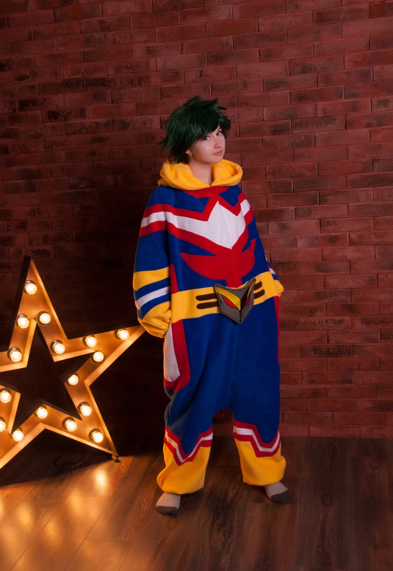Custom My Hero Kigurumi Adult Onesie Pajama Etsy