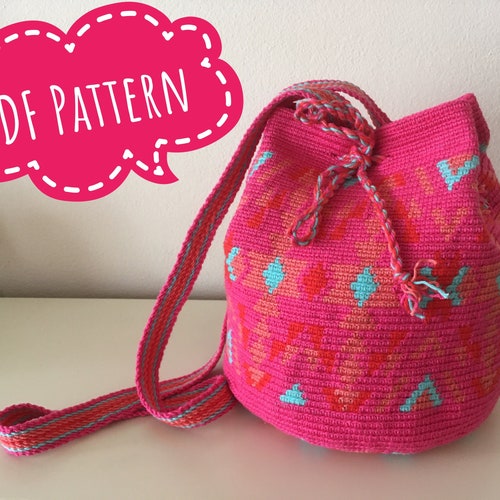 Mochila Pattern Tapestry Crochet Pattern Mini Mochila Bag With - Etsy