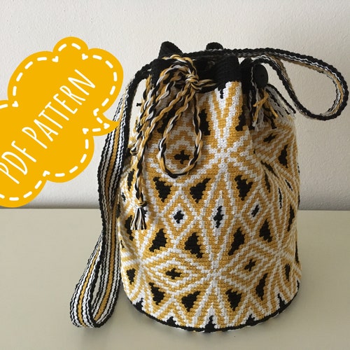 Mochila Pattern Tapestry Crochet Pattern Mini Mochila Bag With - Etsy