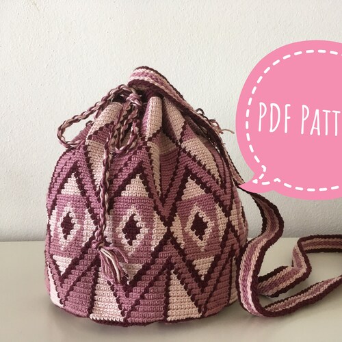 Mochila Bag Tutorial Tapestry Crochet Pattern Crochet - Etsy
