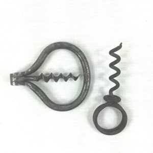 Corkscrews Antique Metal Pair - Etsy